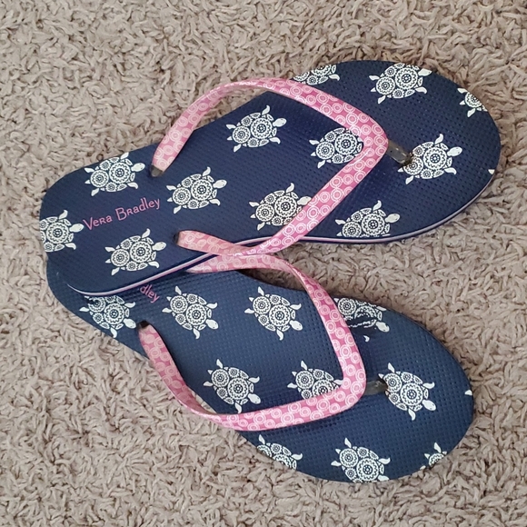 Vera Bradley | Shoes | Vera Bradley Sea Turtle Flipflops Thong Sandal ...